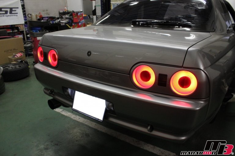【BNR32】スカイラインGT-R ライトのLED化と整備です。 | パーツ | MANABOON