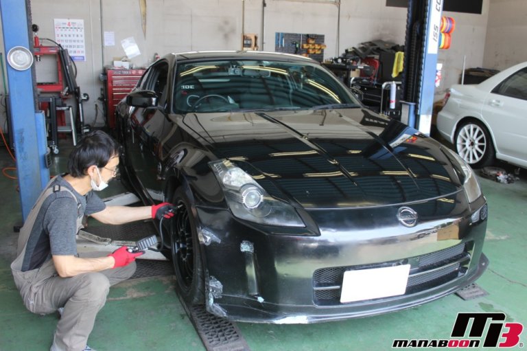 【Z33】フェアレディZ 車検前の点検整備です。 | メンテナンス | MANABOON