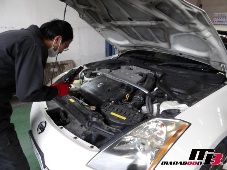 【Z33】フェアレディZの車検整備です。 | メンテナンス | MANABOON