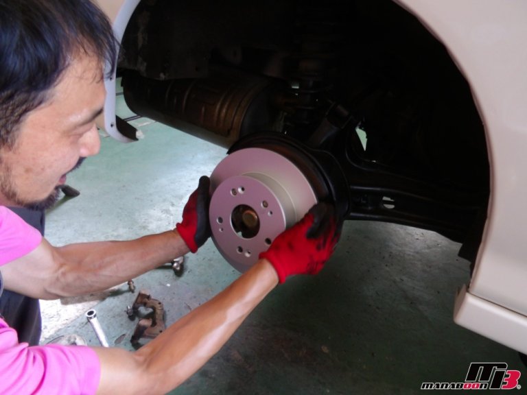 【DC2】インテグラのブレーキパッド&ローター・油脂類交換です。 | パーツ | MANABOON