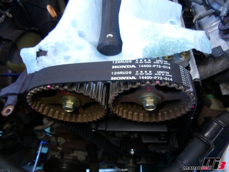 【DC2】インテグラのタイミングベルト交換です。 | メンテナンス | MANABOON