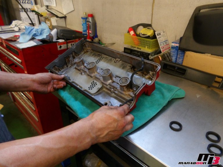 【CL1】アコードのタイミングベルト・タペットカバーPK・ステアリングラック交換です。〜其の2〜 | メンテナンス | MANABOON