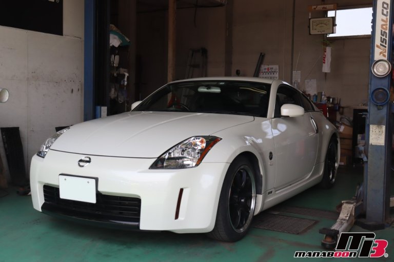 【Z33】フェアレディZの整備です。①（ロアボールジョイントブーツ） | メンテナンス | MANABOON